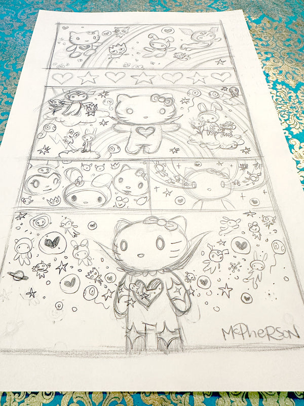 Supernova Hello Kitty Sketch - The Cotton Candy Machine