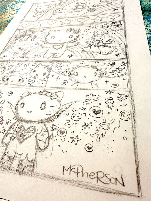 Supernova Hello Kitty Sketch - The Cotton Candy Machine
